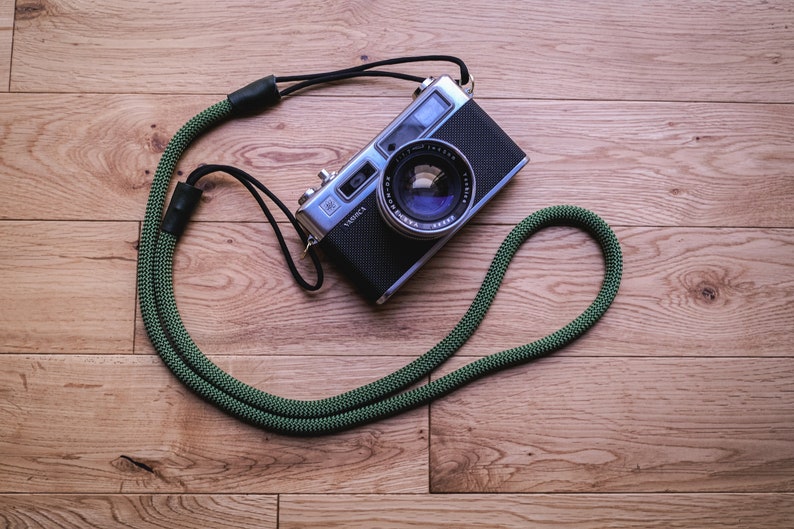 Climbing Rope Camera Strap. forest Green - Etsy