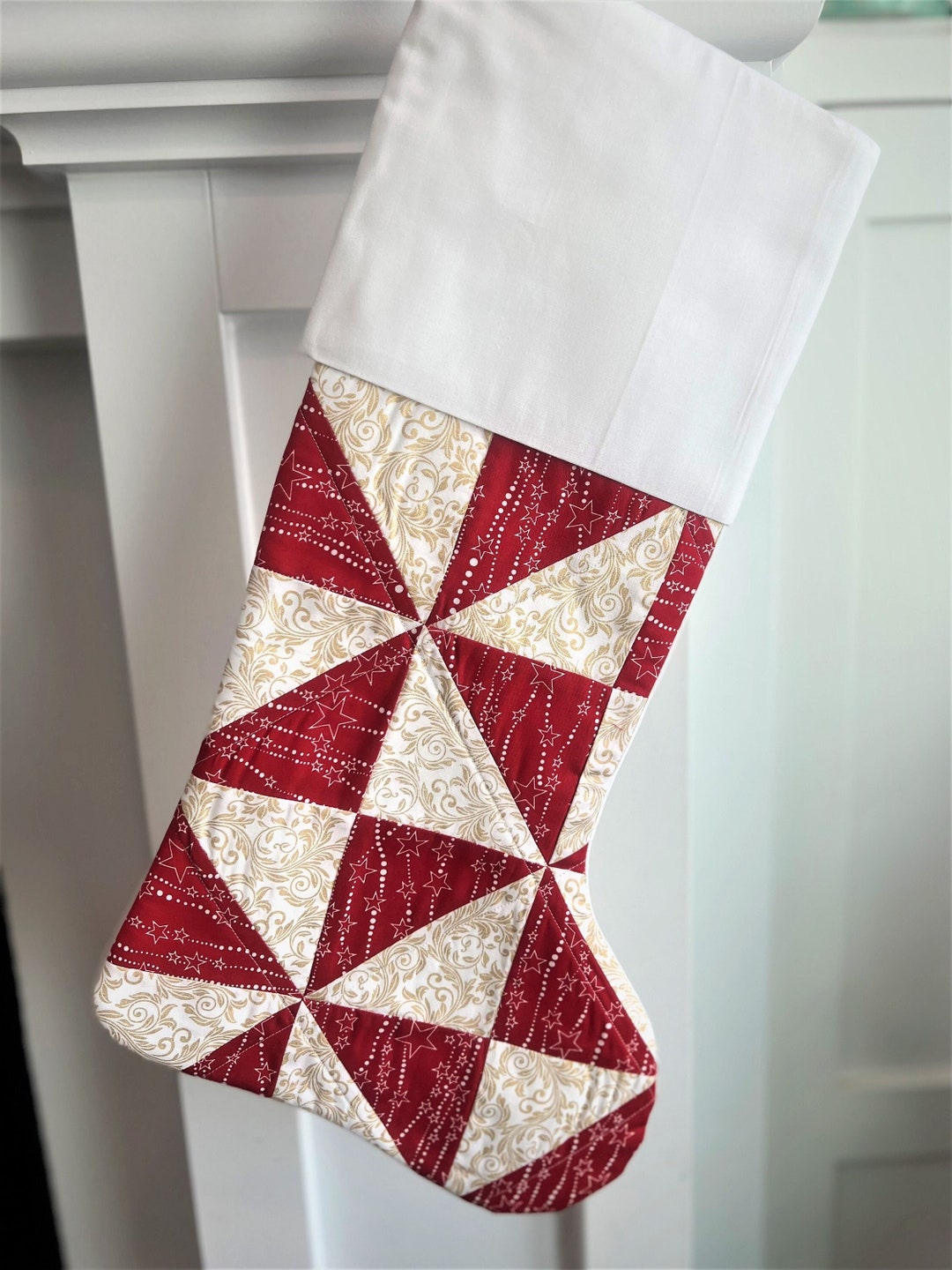 Quilted Christmas Stocking - Etsy