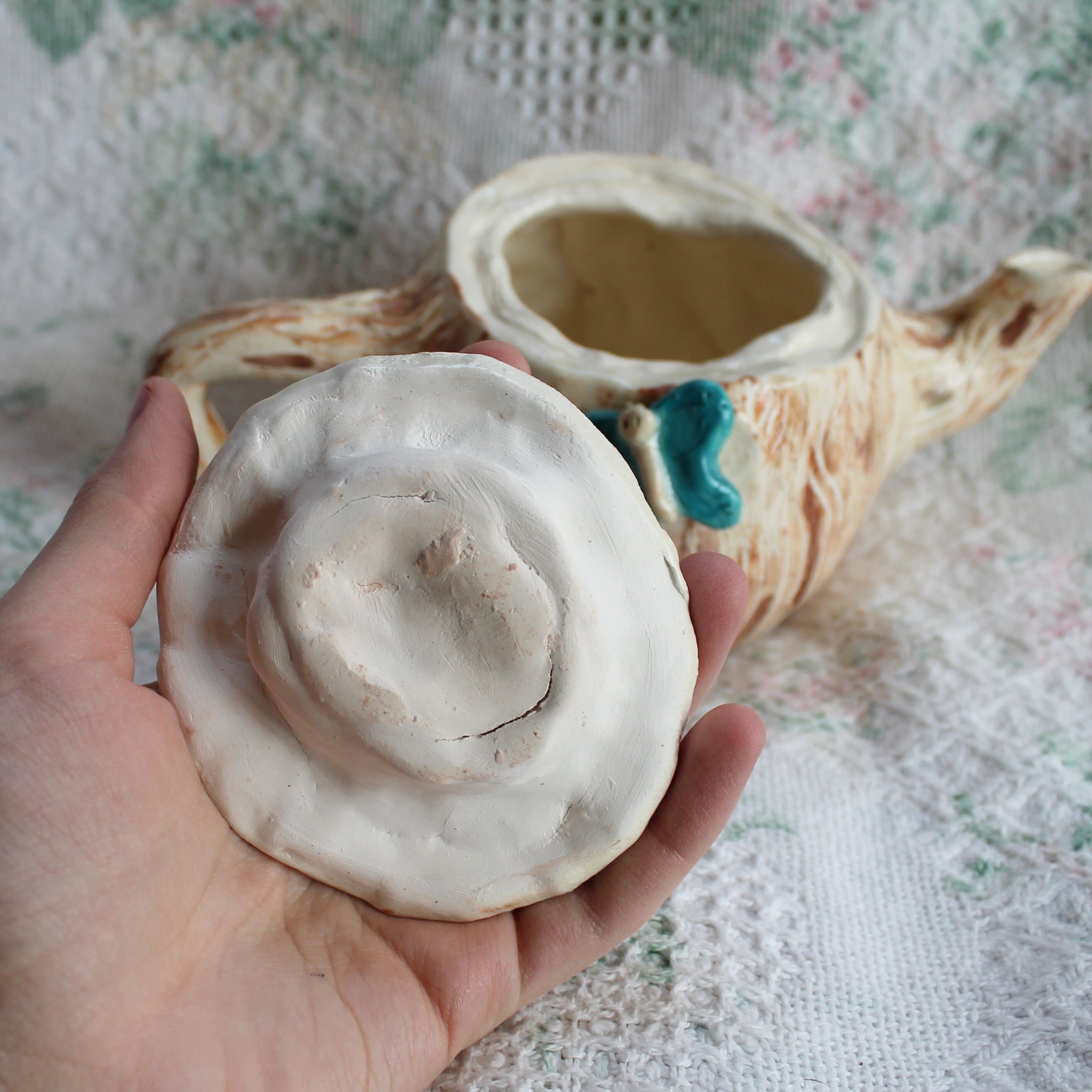 Artisan Ceramic Teapot Nature Inspired Teapot Unique Coffee | Etsy