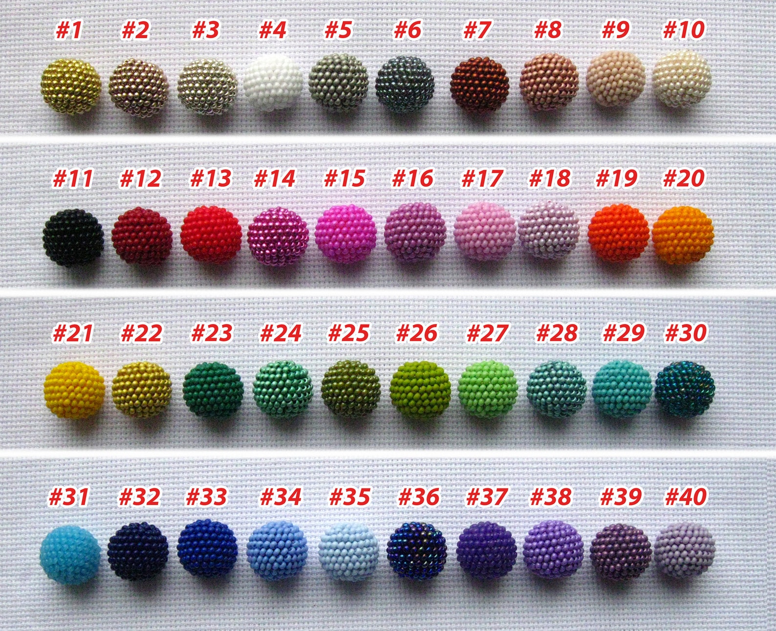 Handmade Beaded Balls Beaded Sphere Material for Handmade - Etsy