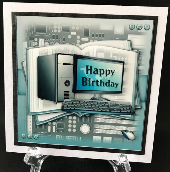 Computer Birthday Card