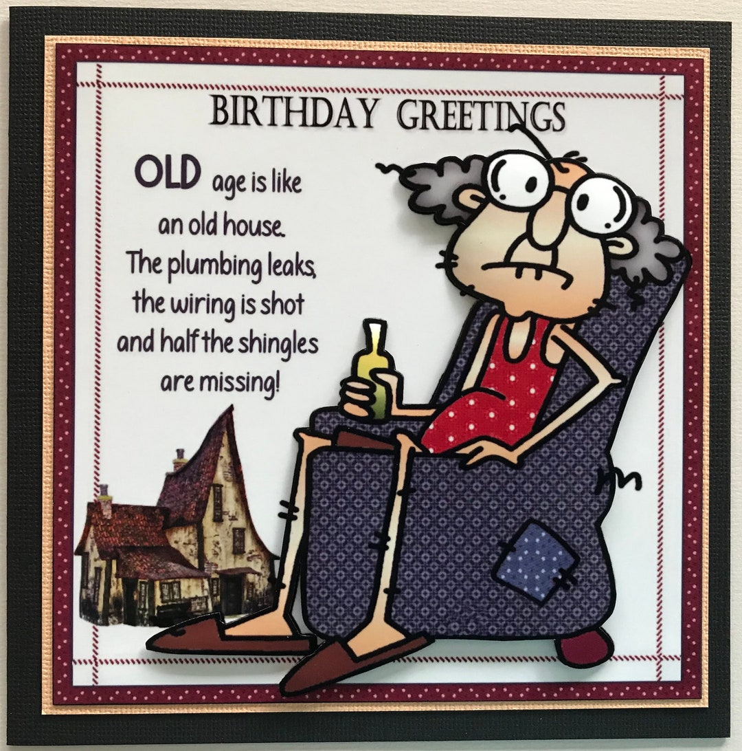 Funny Humorous Male Birthday Card 3D - Etsy Australia