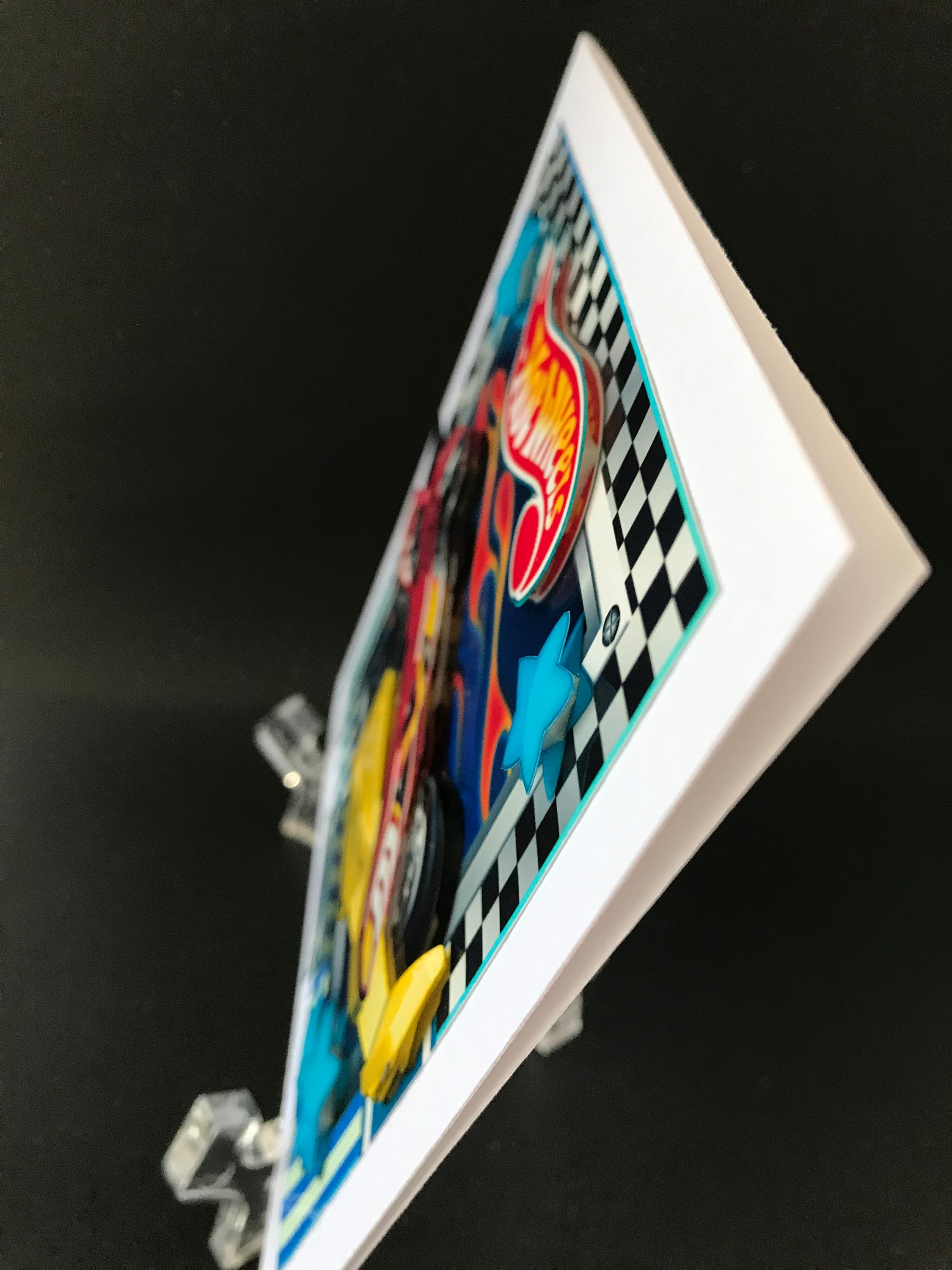 Hot Wheels Racing cards Hot Rods Boys Handmade 3D Birthday | Etsy