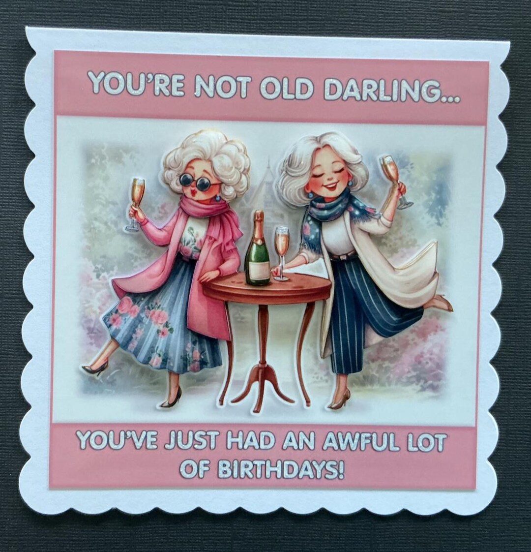 Funny Humorous Female Birthday Card 3D - Etsy Australia