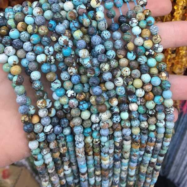 Real Turquoise Beads - Etsy