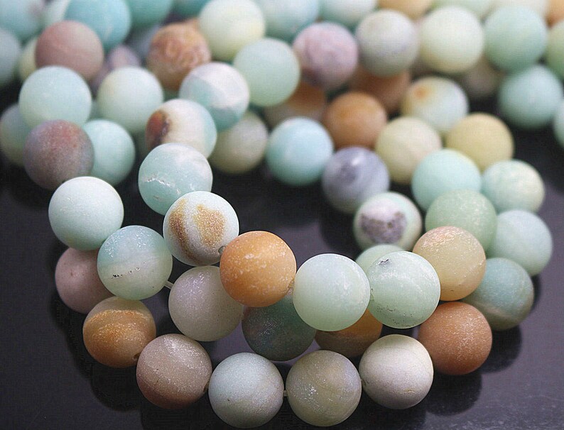 4mm 6mm 8mm 10mm 12mm 14mm Natural Multicolor Amazonite - Etsy