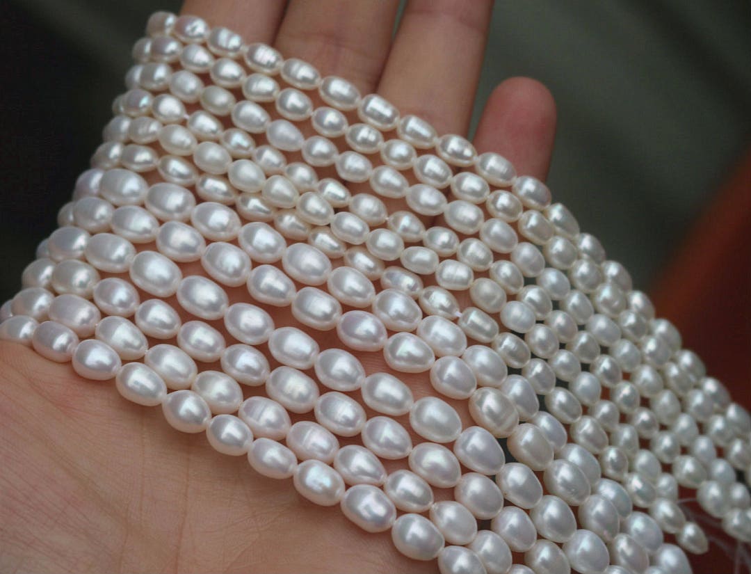 Natural Freshwater Pearls Shell Oval Beads ,freshwater Pearl Shell Rice ...