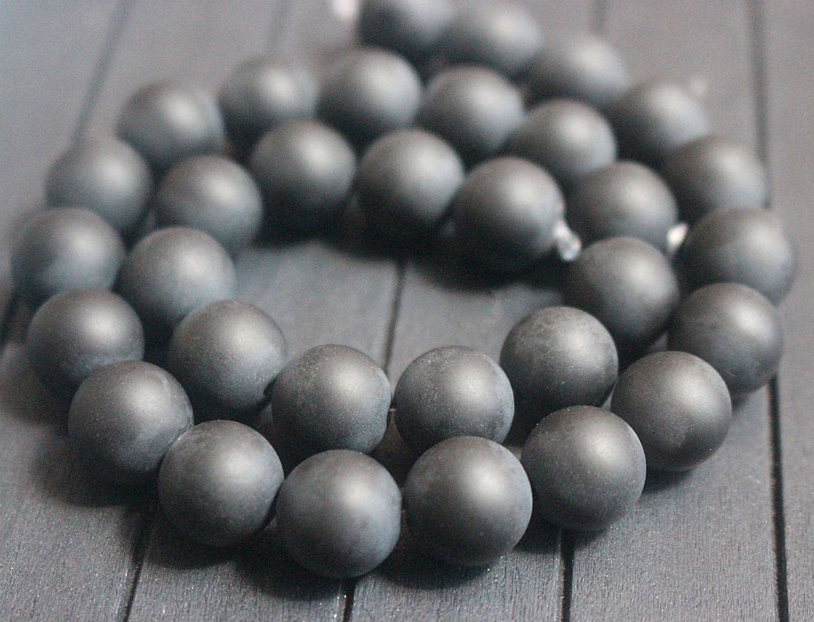 Matte Black Onyx Beads 6mm 8mm 10mm 12mm 14mm 16mm 18mm 20mm | Etsy