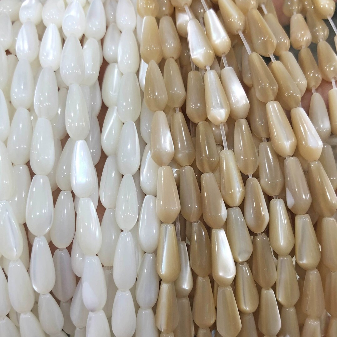 Natural White MOP Shell Beads,sea Shell Beads,mother of Pearl Shell ...