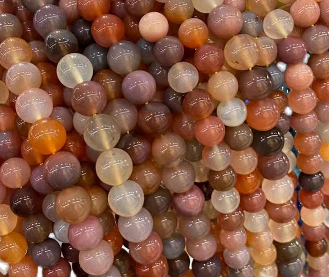 Natural YANYUAN Agate Smooth Round Beads 6mm 8mm 10mm Cherry - Etsy