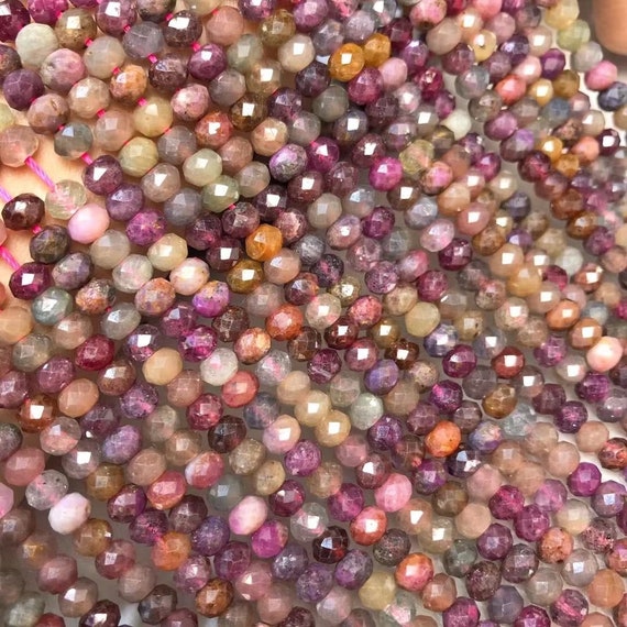 Natural Sapphire and Ruby-multi-color Gemstone Faceted - Etsy