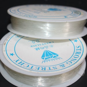 5 Rolls Clear Elastic Thread Elastic Beading Cord Wire Diy Wholesale ...