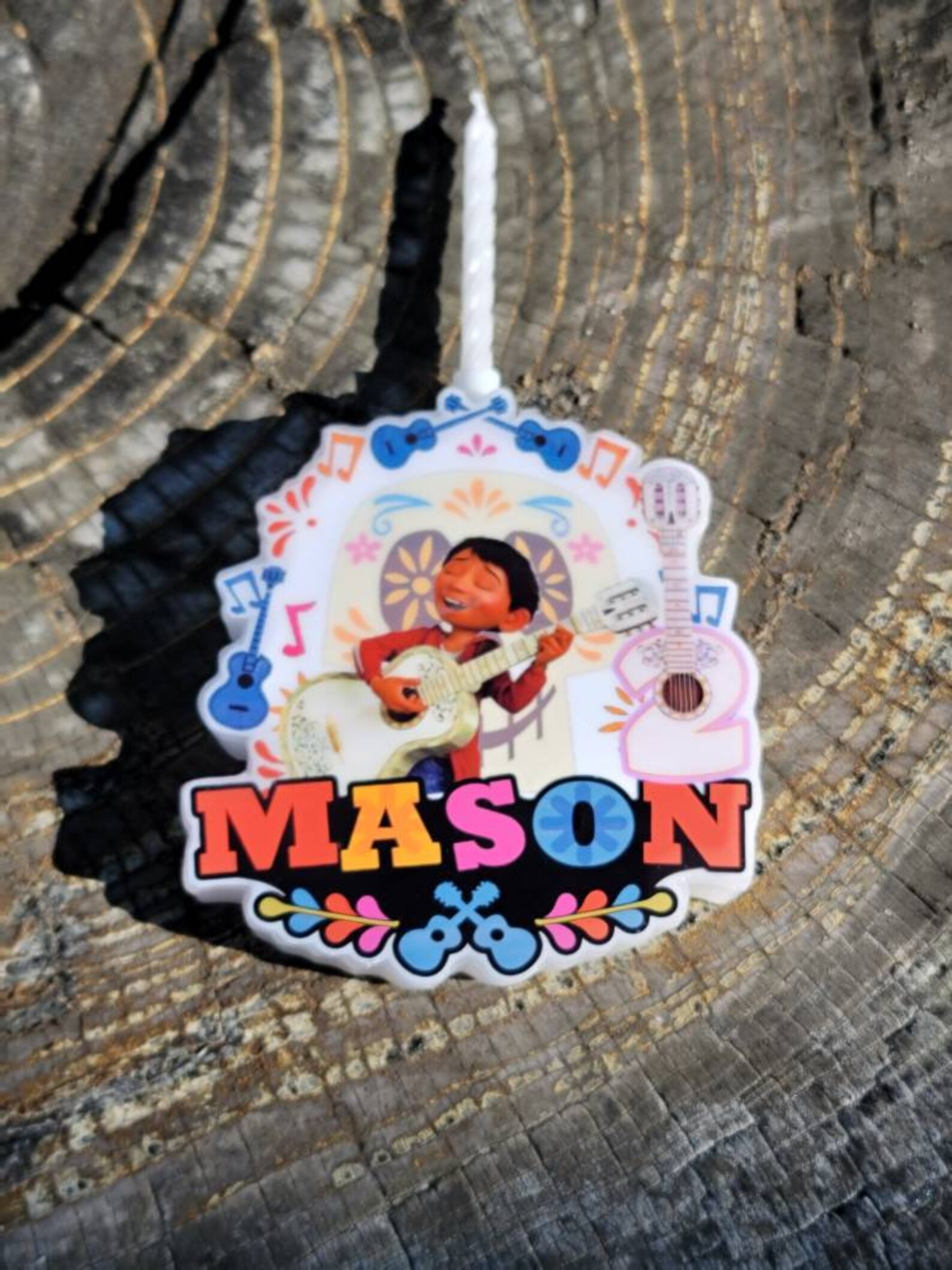 Disney COCO Cake Candle Personalized Birthday Candle Cake - Etsy