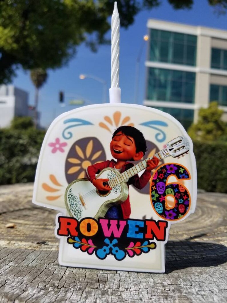 Disney COCO Cake Candle Personalized Birthday Candle Cake | Etsy