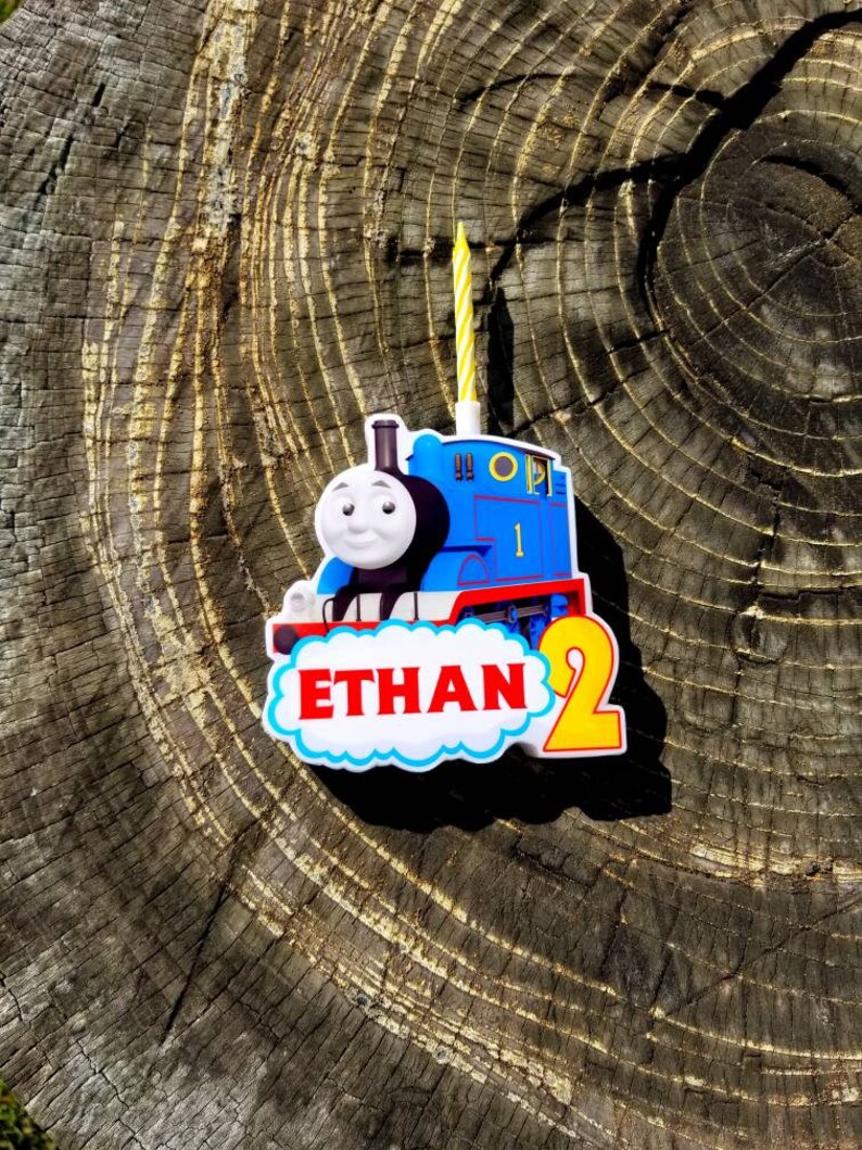 Thomas and Friends Cake Candle Personalized Birthday Candle - Etsy
