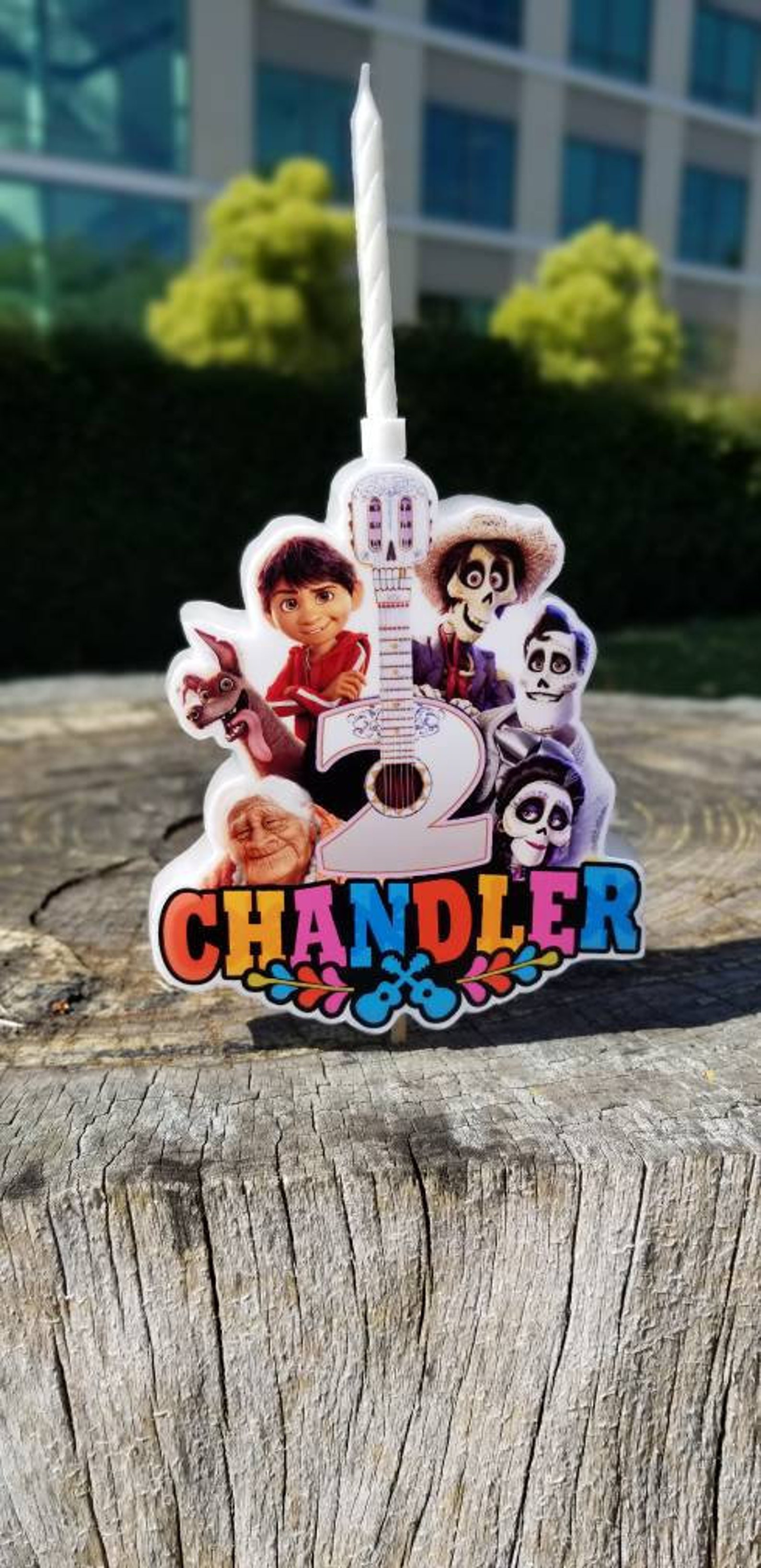 Disney COCO Cake Candle Personalized Birthday Candle Cake - Etsy