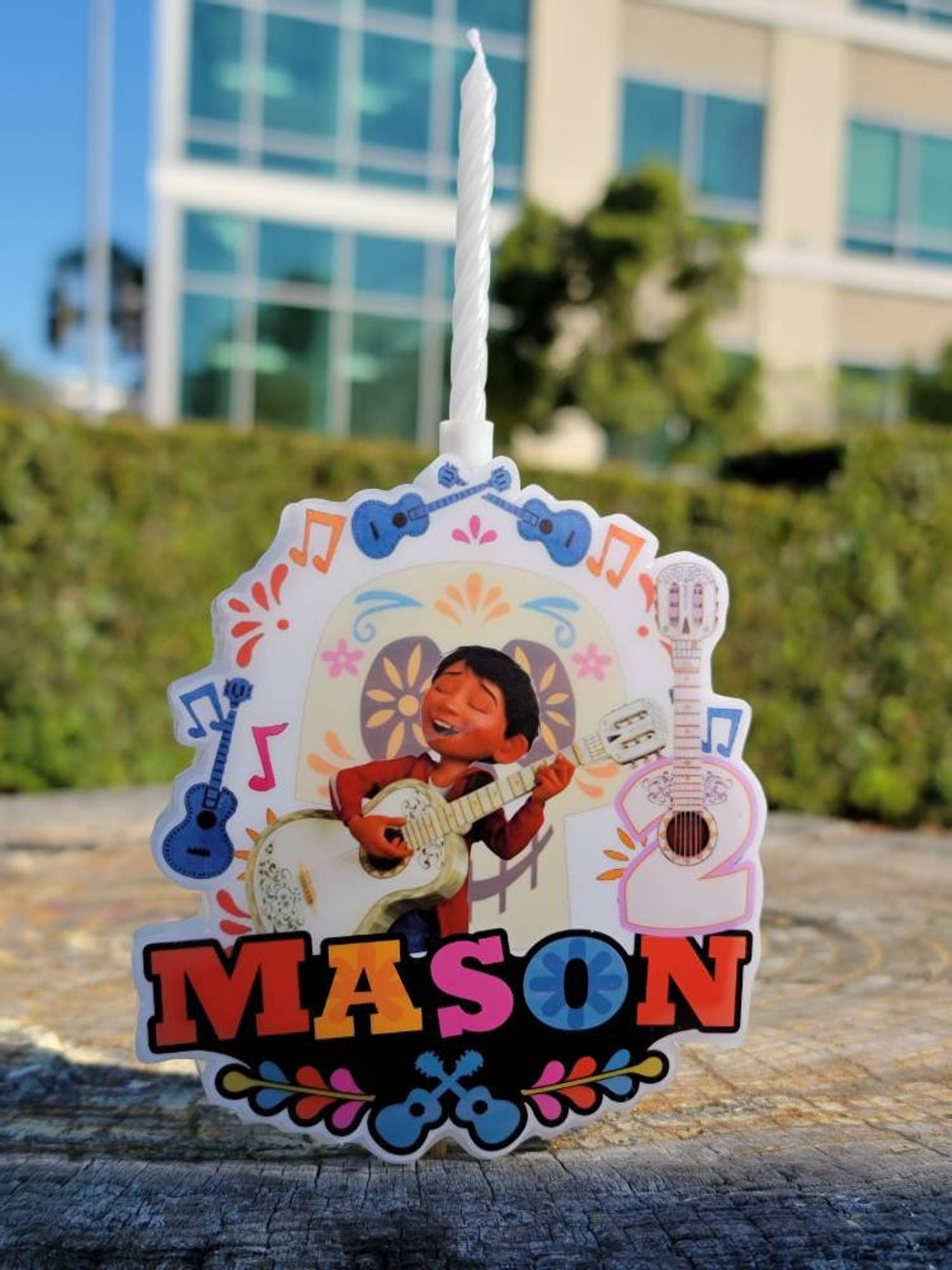 Disney COCO Cake Candle Personalized Birthday Candle Cake - Etsy