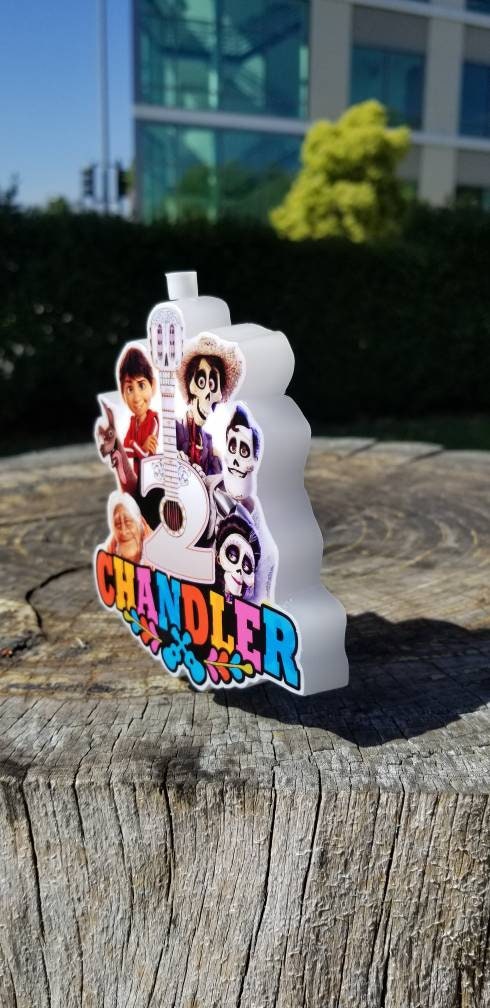 Disney COCO Cake Candle Personalized Birthday Candle Cake - Etsy