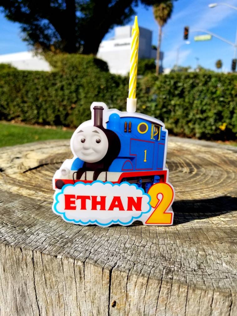 Thomas and Friends Cake Candle Personalized Birthday Candle - Etsy