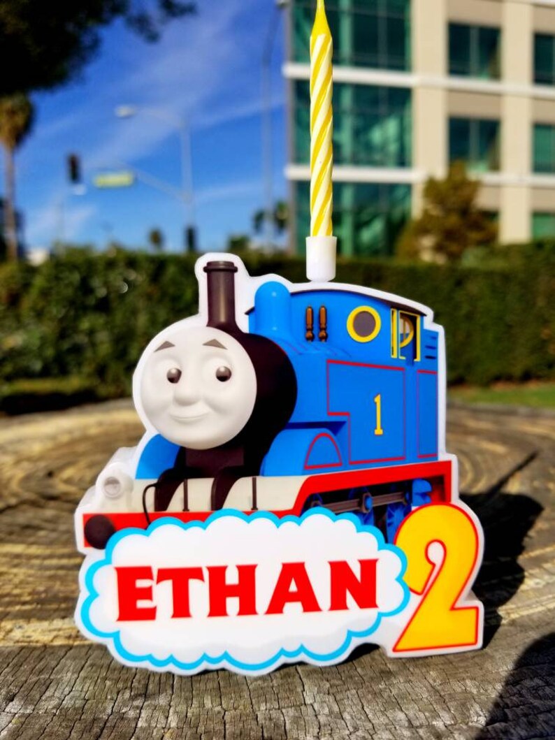 Thomas and Friends Cake Candle Personalized Birthday Candle - Etsy