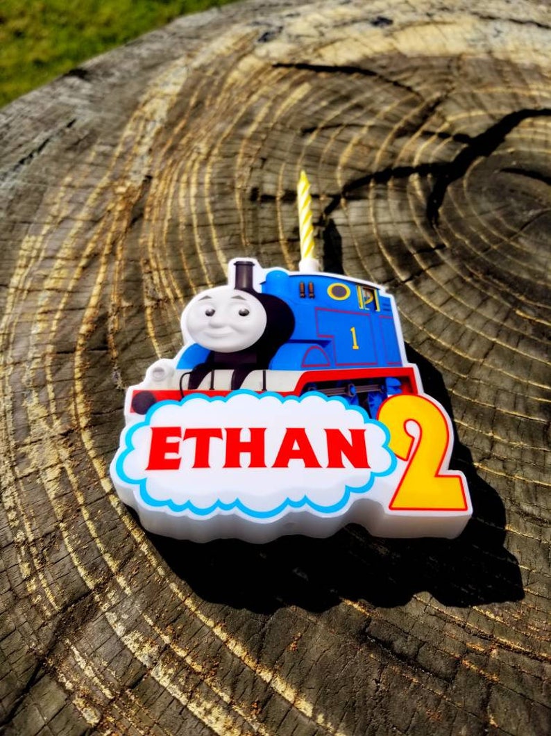 Thomas and Friends Cake Candle Personalized Birthday Candle - Etsy