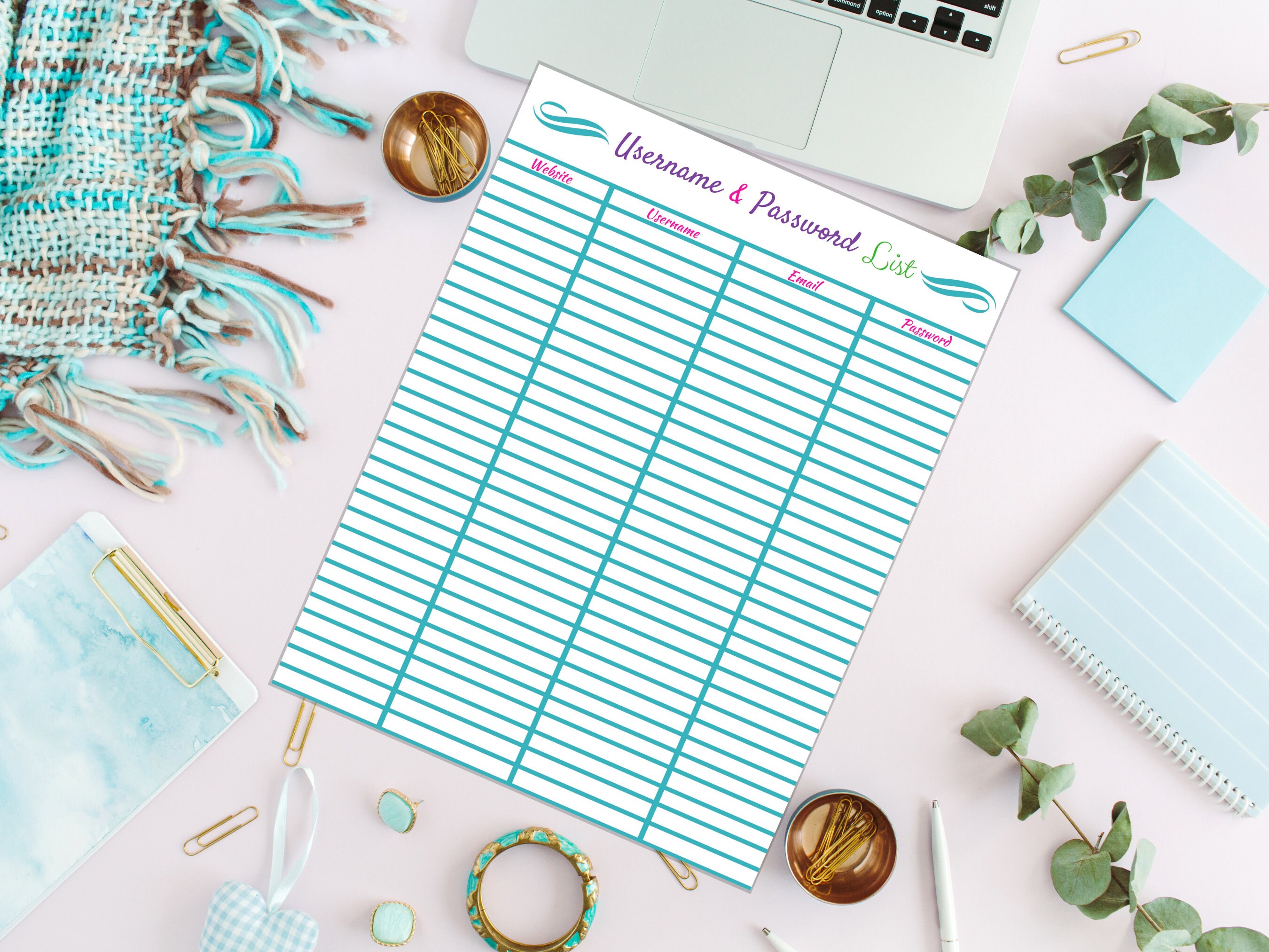 Home Organization Bundle EDITABLE File Folder Labels Daily Planner ...