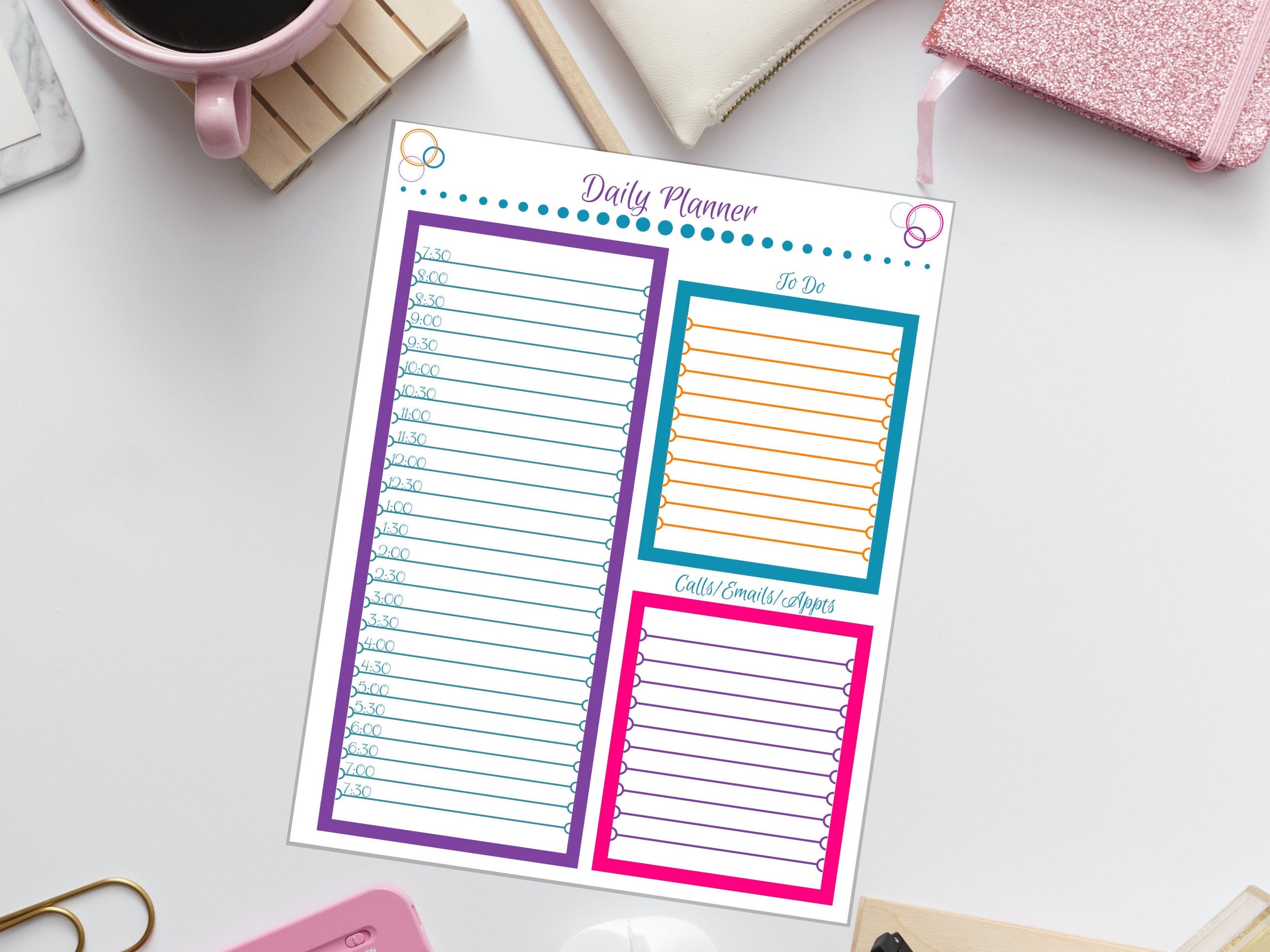 Home Organization Bundle EDITABLE File Folder Labels Daily Planner ...