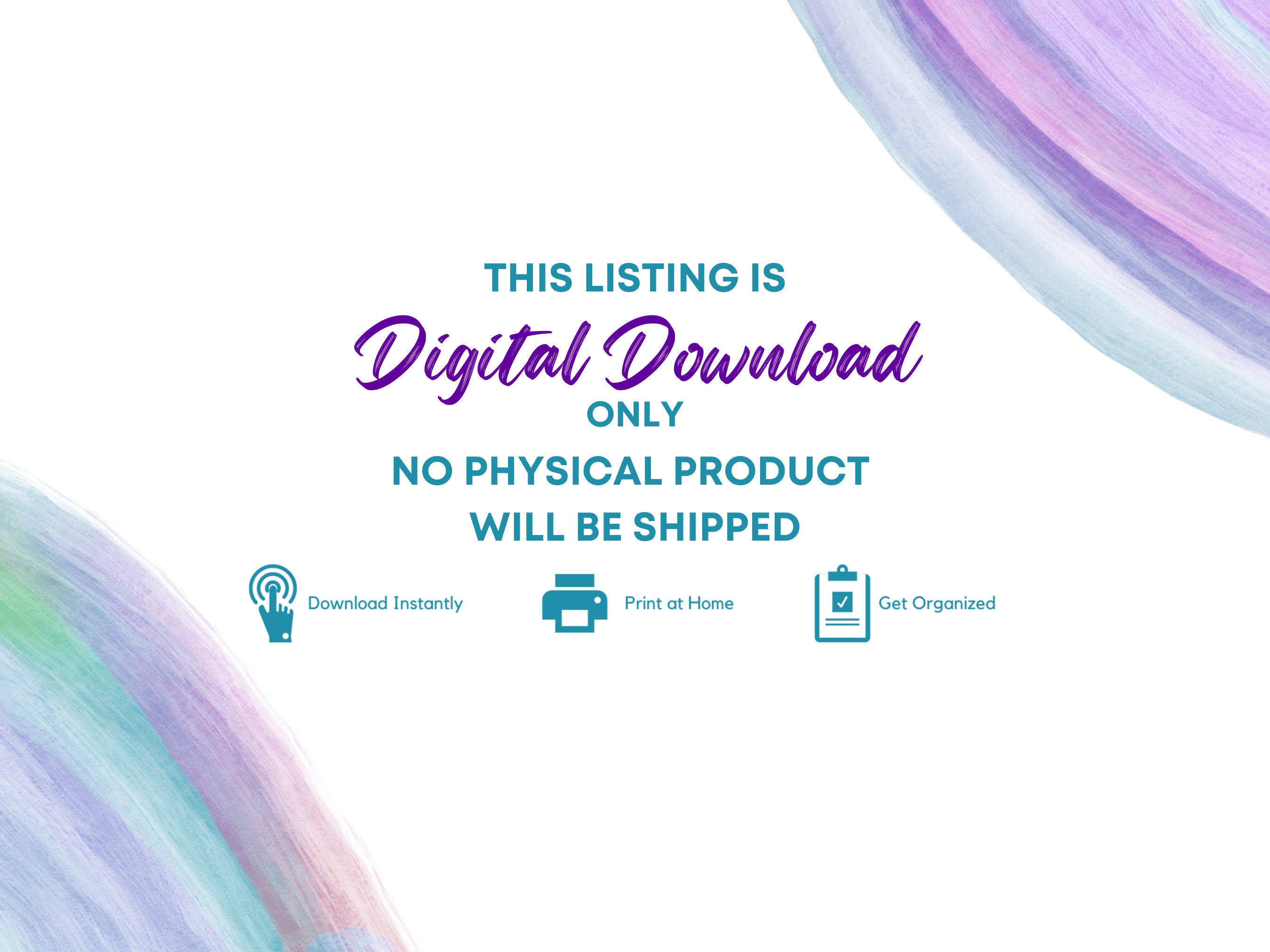 Home Office File Folder Labels EDITABLE Printable Organization Colorful ...