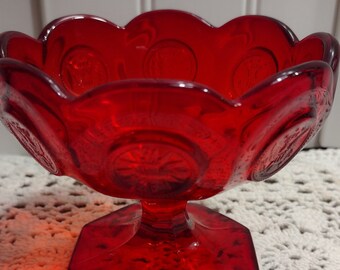 Fostoria Red Glass - Etsy