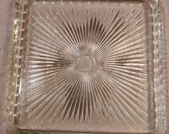 Square Glass Dish - Etsy