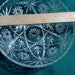 Vintage Pressed Glass Star of David Pattern Large Bowl - Etsy