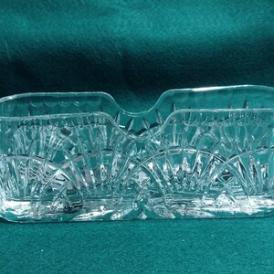Vintage Crystal Utensil Holder for Forks or Spoons - Etsy