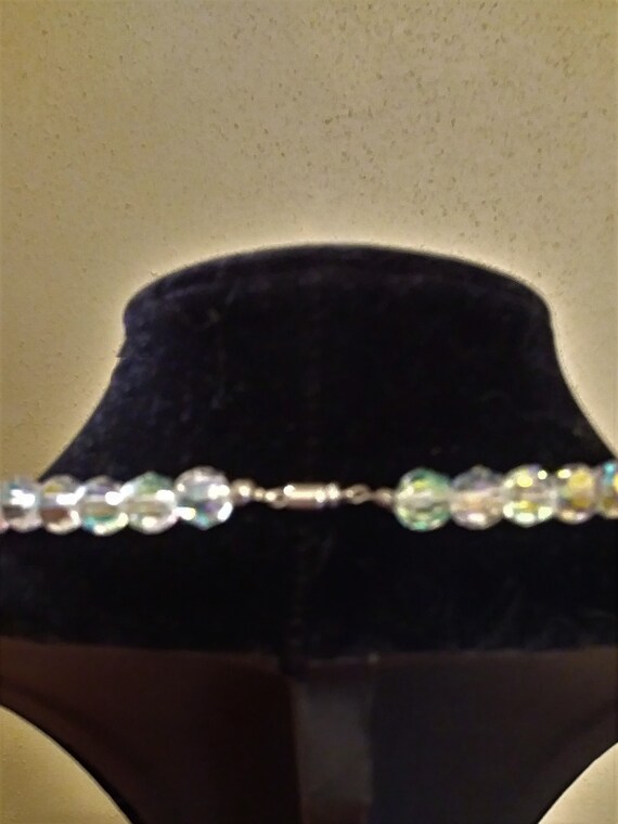 Vintage AB Crystal Necklace - Gem