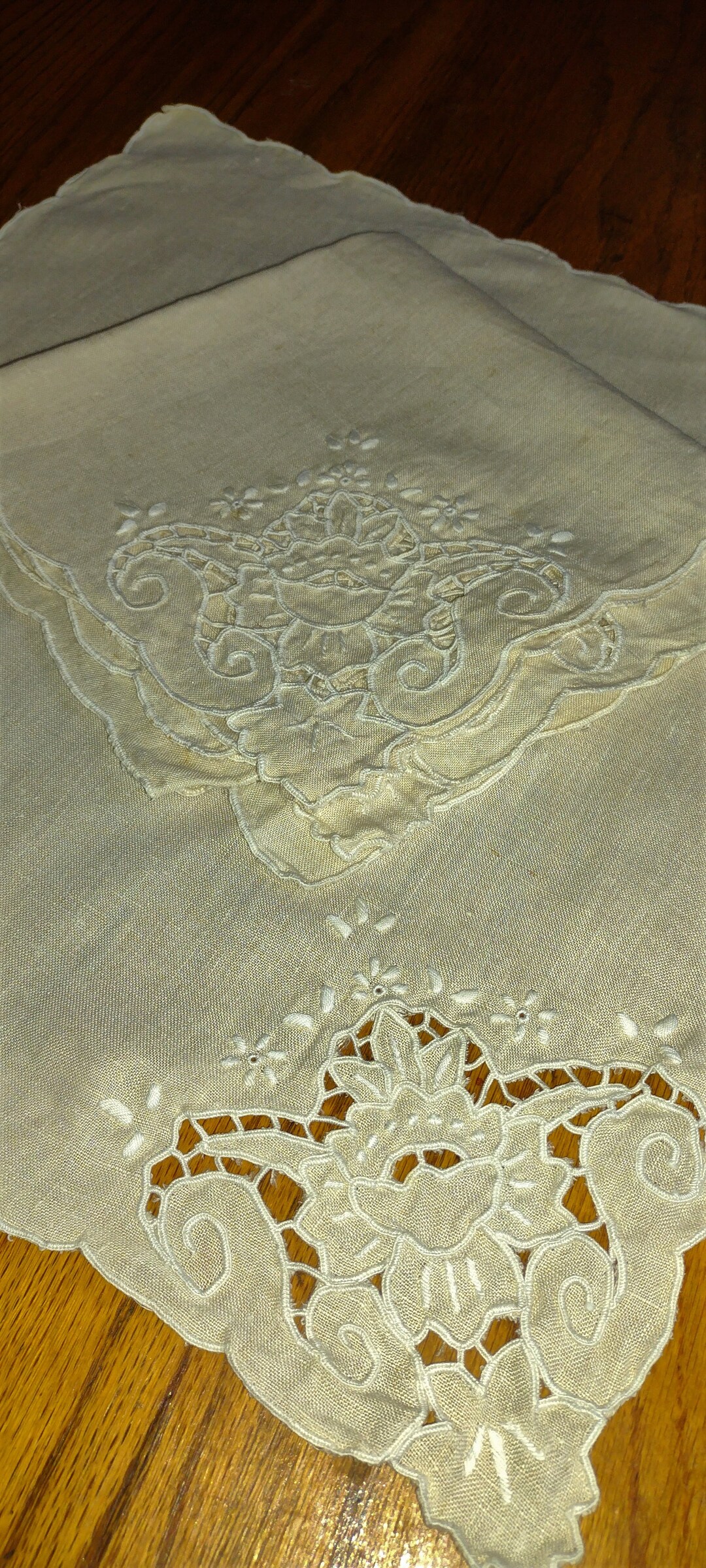 Beige Cutwork Dinner Napkins From the 1960's - Etsy