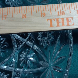 Vintage Pressed Glass Star of David Pattern Large Bowl - Etsy