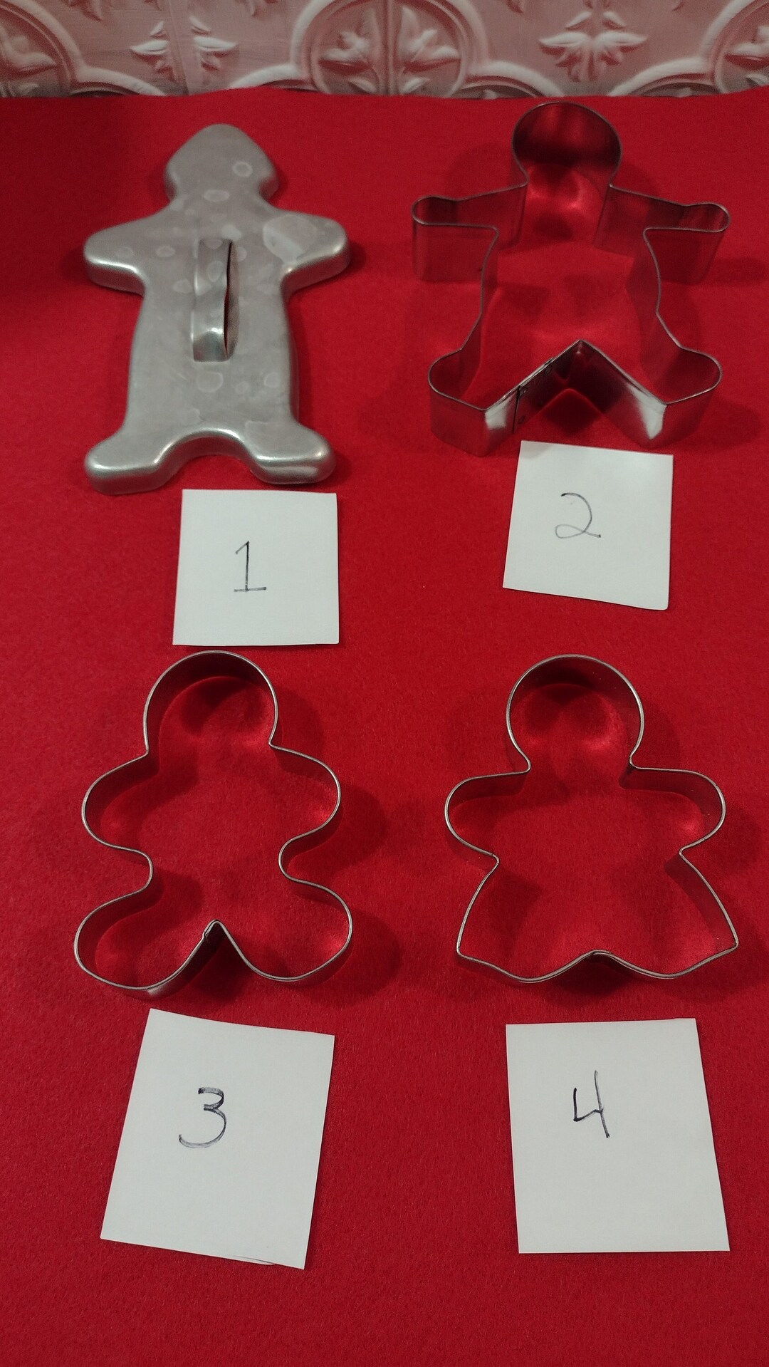 Vintage Aluminum Ginger Bread Man Cookie Cutters - Etsy