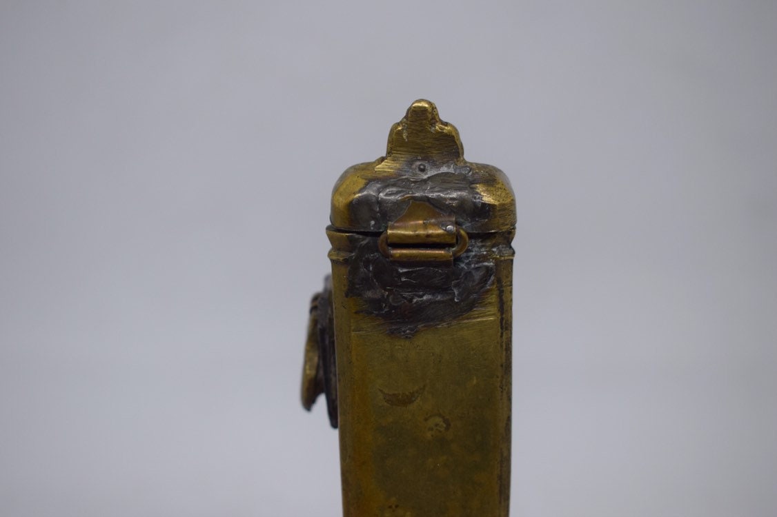 Antique Brass Scribe Tool / Brass Pen and Ink Holder/ | Etsy