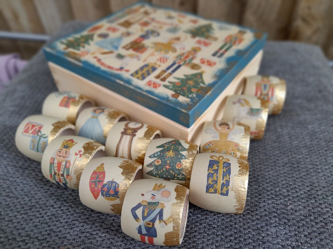 NUTCRACKER NAPKIN RINGS Table Decorationnutcracker Napkin - Etsy