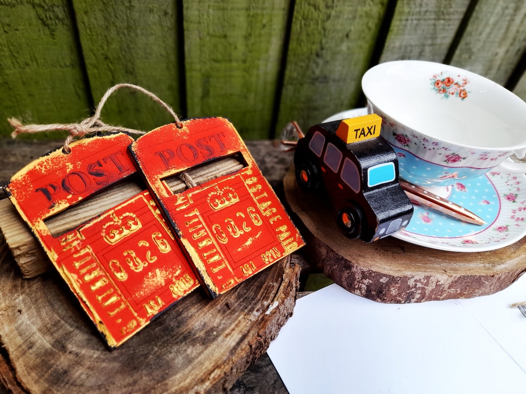 ROYAL Post Box Ornament,red Post Box Decoration,royal Christmas Tree ...