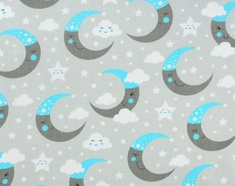 Moon fabric | Etsy