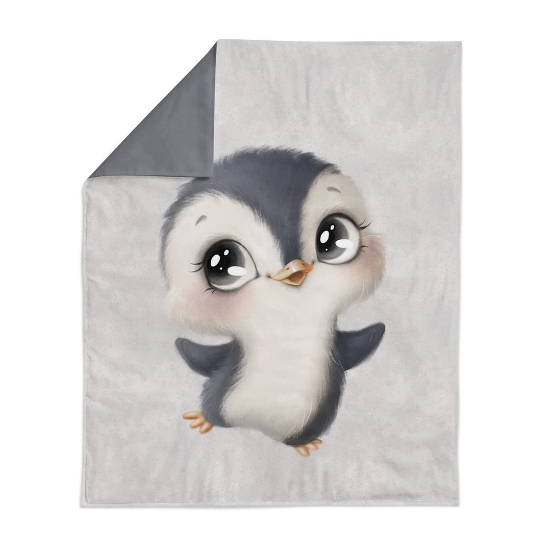 Penguin Cotton Panel for Blanket-cute Animal High Quality Digital Print ...