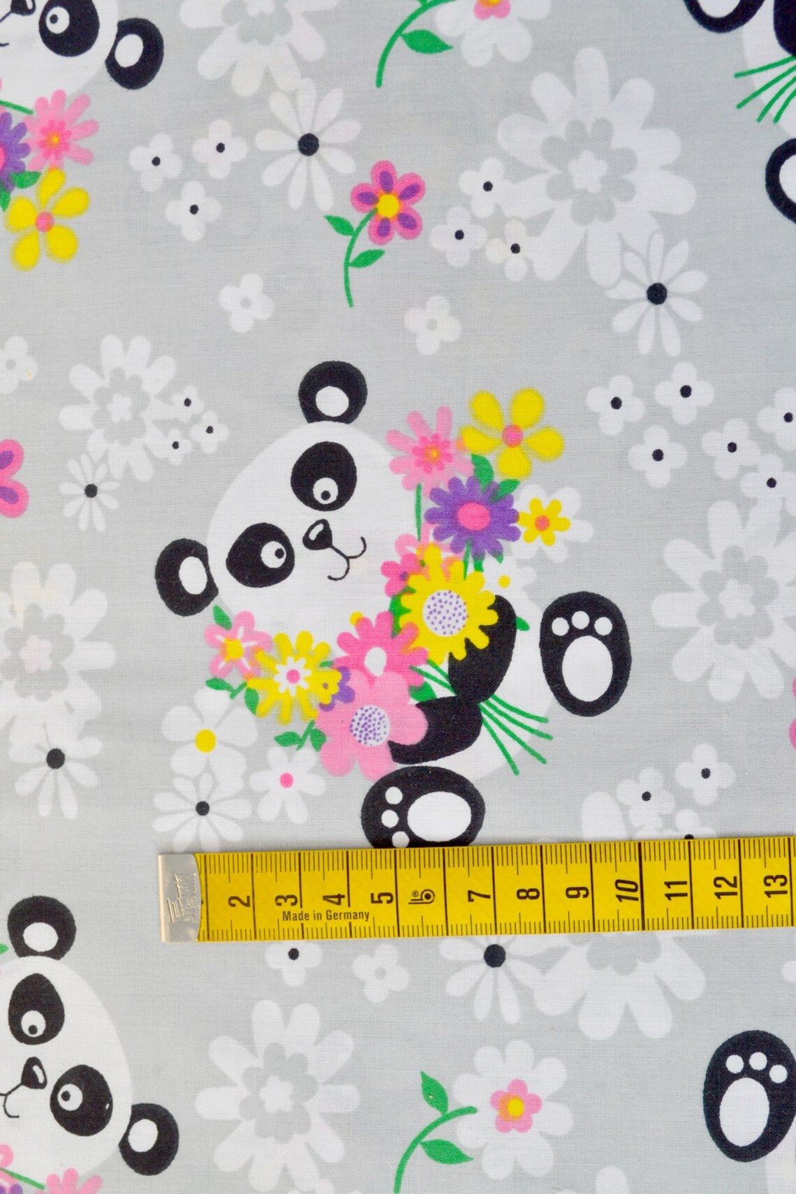 Panda Bear Cotton Fabriccotton Fabric Quilting Print Fabric - Etsy