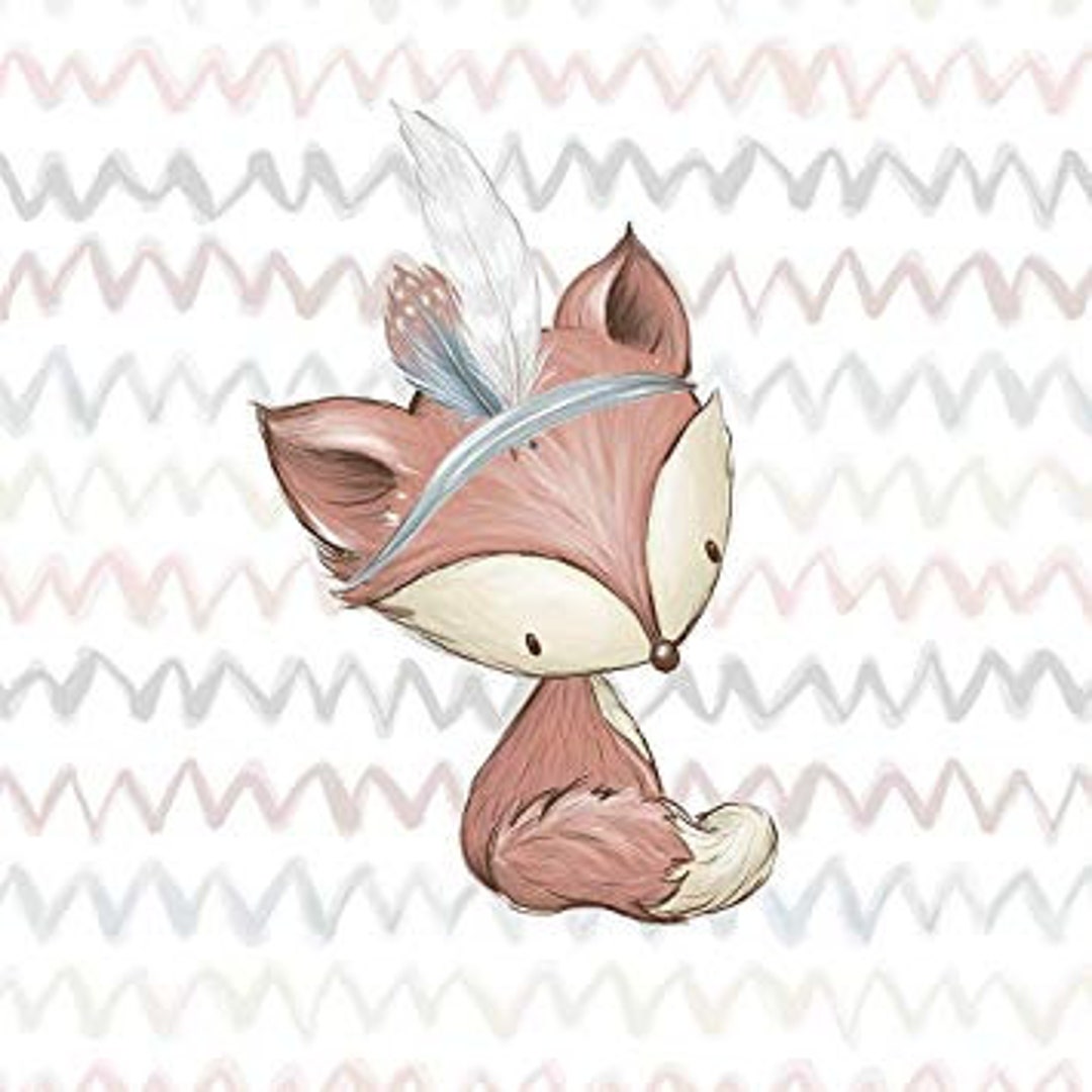 Fox Jersey Panel,panel for Sewing,jersey Panel , Fox Fabric Panel ...