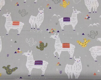 Alpaca Print Fabric | Etsy