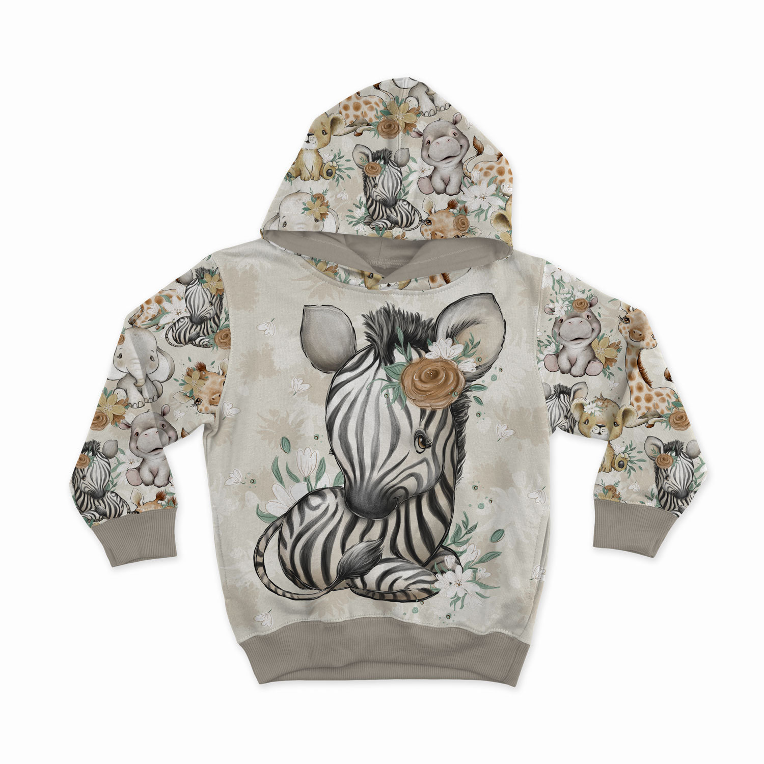 Zebra Jersey Fabric Panel African Animal Knitwear - Etsy