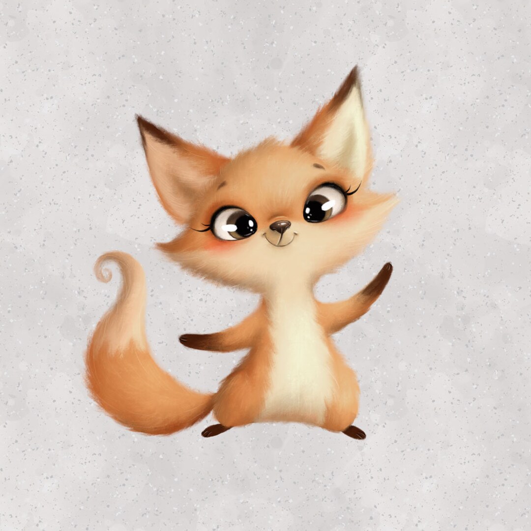 Fox Jersey Panel/animal Panel for Sewing Size 40x50 Cm/ 15x19 - Etsy