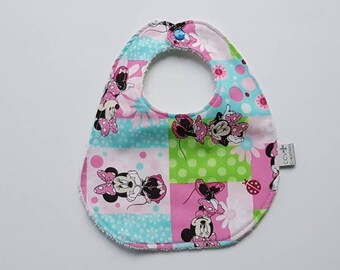 Minnie mouse bib | Etsy