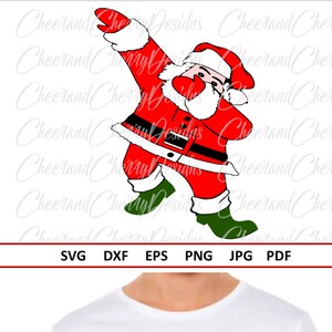 Dabbing Santa Svg Christmas SVG Dab Svg for Christmas Cut File Santa ...
