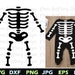 Skeleton Costume Svg File Halloween Skeleton SVG for DIY Halloween ...