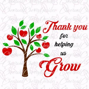 Thank You Teacher SVG for Teacher Appreciation SVG Back to School Svg ...
